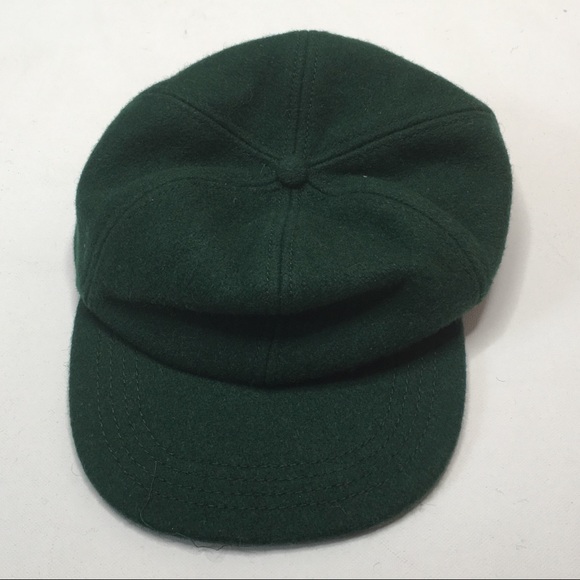 Accessories | Vintage Wool Green Hunting Cap With Ear Flaps | Poshmark